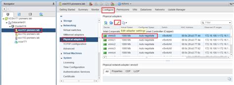 Vsphere Networking Vss Advanced Settings Network Pioneers
