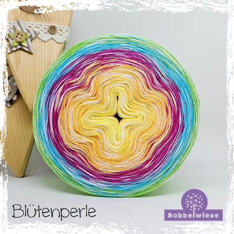 Bobbel Blütenperle Farbverlaufsgarn Bobbelwiese