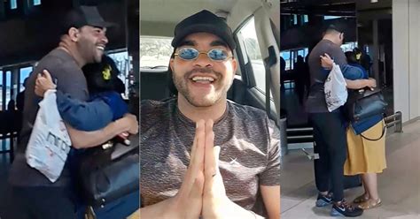 Influencer cubano Abejas Memes se reencuentra con su madre en Sudáfrica