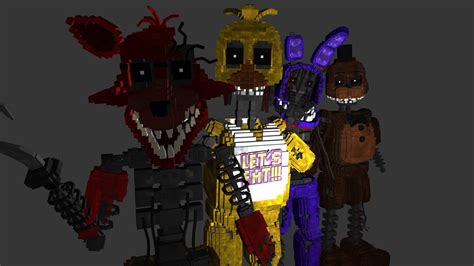 Fnaf Withered Animatronics By Slavkaplaytyr On Deviantart