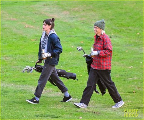 Kristen Stewart Enjoys Some Time On The Green During Casual Golf Outing