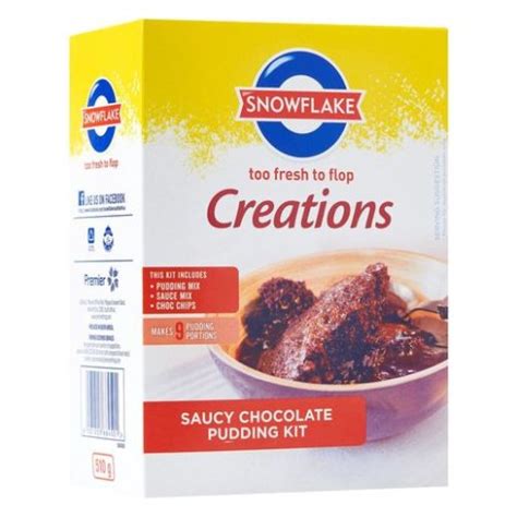 Snowflake Creations Saucy Chocolate Pudding Kit 400g