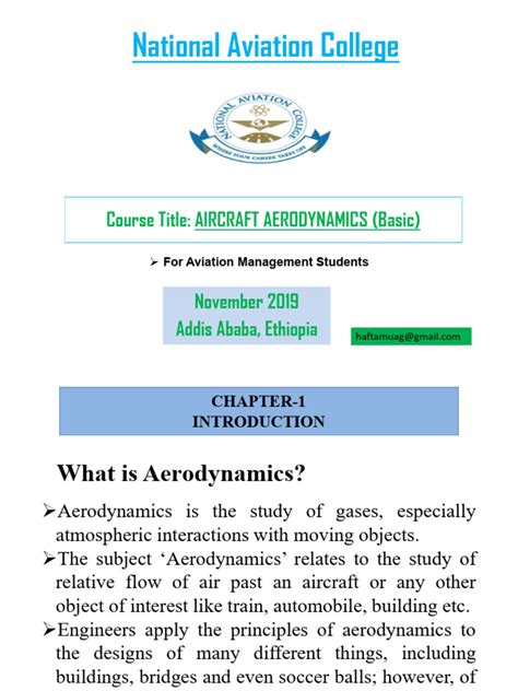 Basic Aerodynamics Pdf Airspeed Mach Number