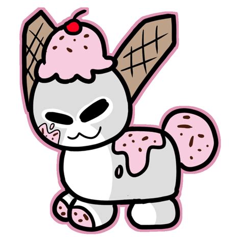 [free] Pink Ice Cream Gubby On Toyhouse