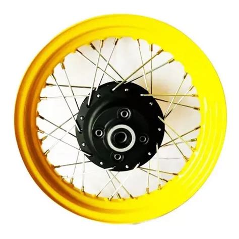 Rin Trasero Completo Amarillo Italika Dm 150 3 00 X 16