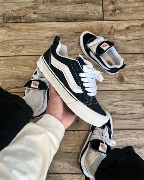 Vans Knu Skool Black White Vn0009qc6bt Vault Vietnam