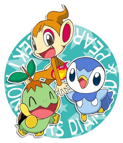 Pokemon Chimchar Piplup And Turtwig
