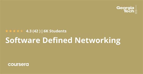 Software Defined Networking Coursera