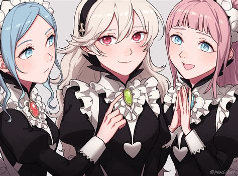 Female Corrin Felicia And Flora Fire Emblem And 1 More Drawn By