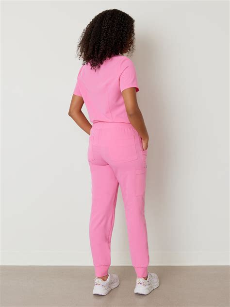 Demi Re Garde™ Rose Bulle Jogger Scrub Pants Garde Malade