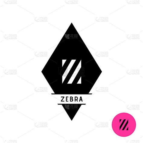 字母z的象征。斑马条纹是时尚风格的象征。