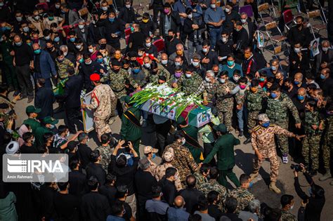 ایرنا تشییع پیکر شهید مدافع حرم زکریا شیری در اقبالیه قزوین