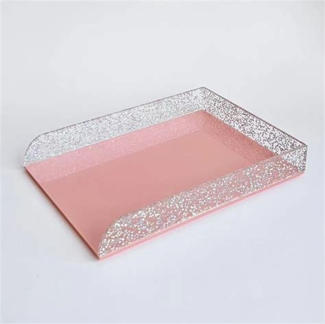 Bandeja Para Papel A4 Em Acrílico Glitter Elo7