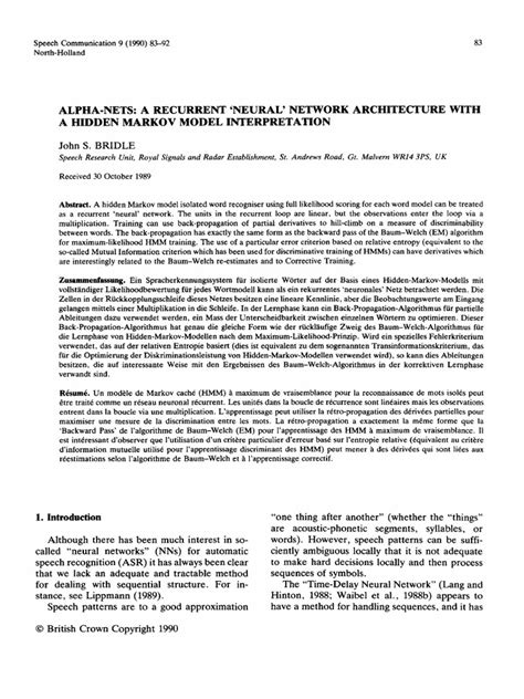 Pdf Alpha Nets A Recurrent Neural Network Architecture With A