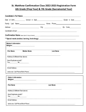 Fillable Online School Confirmation Preparation Form Fax Email Print
