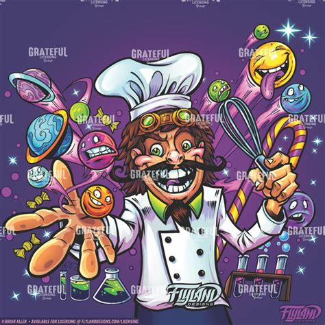 Candy Chef Grateful Art Licensing