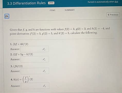Solved Open Turned In Automatically When Due 33