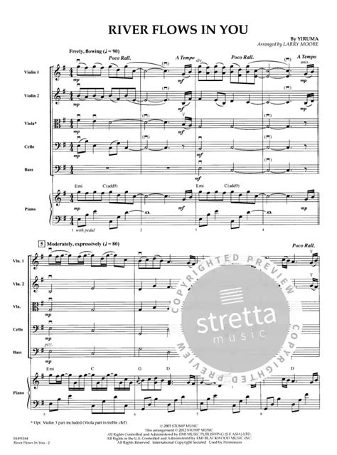 River Flows In You De Yiruma Comprar En Stretta Tienda De Partituras