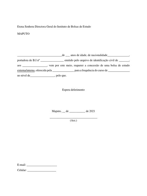 Minuta Requerimento Pdf