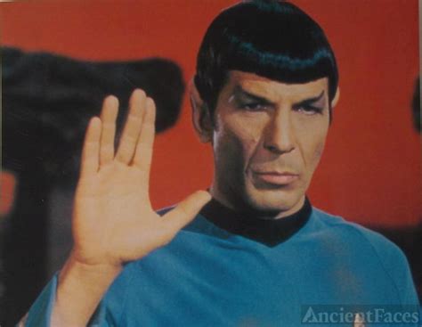 Leonard Nimoy As Spock Star Trek