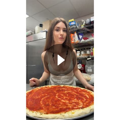 Giulia Bruno Giuliahere Making A Delicious Cheese Pizza Step By