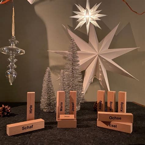 Minimal Nativity Set Bauhaus Style Etsy