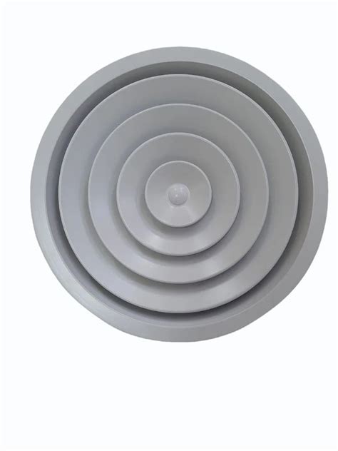 Powder Coated Aluminium Round Ceiling Diffuser For Industrial Shape