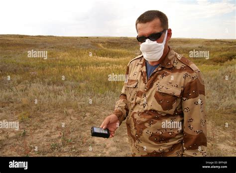 Radiologist From Kazakhstans National Nuclear Centre Tests Radiation
