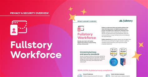 Workforce Privacy And Security Fullstory