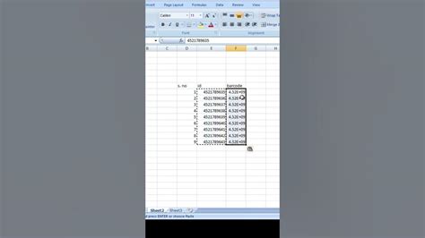 Excel Me Barcode Kaise Banaye Barcode Banane Ka Shortcut Excellifeacademy Excel Excel Tips