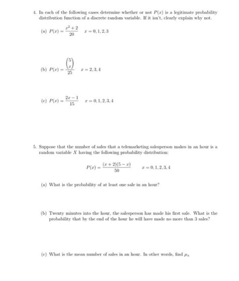 solved 4 in each of the following cases determine whether