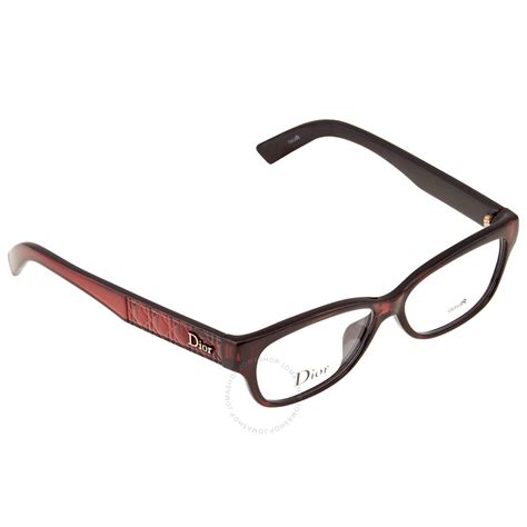 Dior Clear Demo Rectangular Eyeglasses Cd7082j Edk 53 762753132789