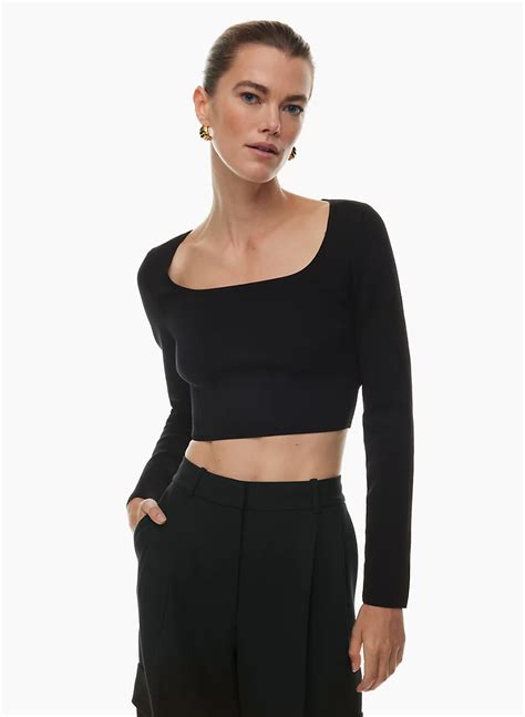 Babaton SCULPT KNIT PROMINENCE LONGSLEEVE Aritzia US