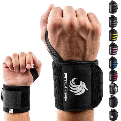Fitgriff® Wrist Wraps For Weightlifting 18 Heavy Duty