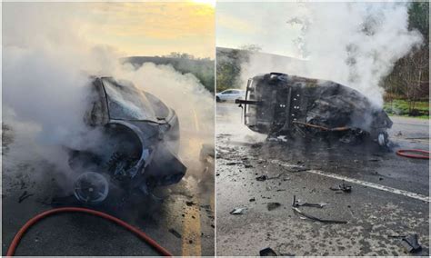 Carros Batem E Explodem Em Rodovia Motoristas Morrem Carbonizados Banda B