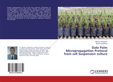 Pdf Date Palm Micropropagation Protocol From Cell Suspension Culture