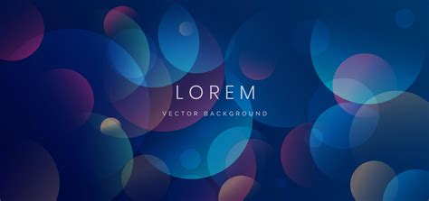 Abstract Colorful Gradients Overlapping Circles On Blue Background 3212266 Vector Art At Vecteezy