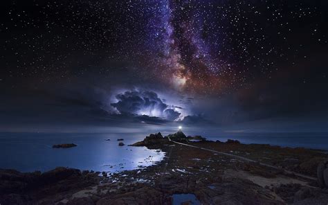 Galaxy Night Sky Desktop Wallpaper