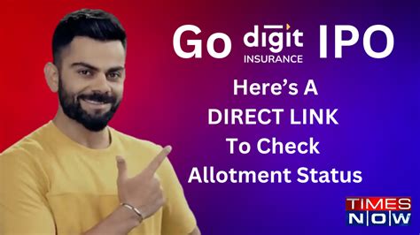 Go Digit Ipo Gmp Heres A Direct Link To Check Allotment Status