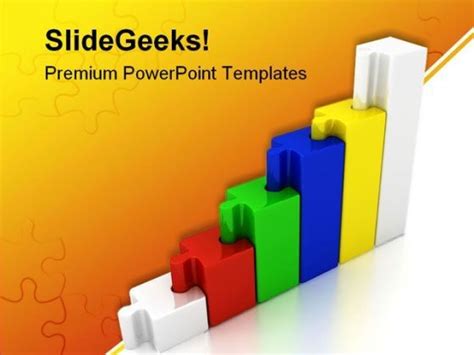 chart growth business powerpoint template 1110