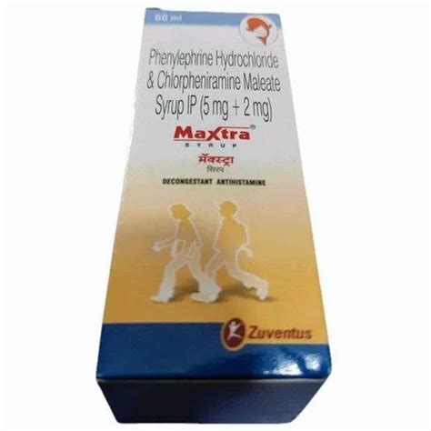 Maxtra Syrup Phenylephine Hydrocloride Chorpheniramine Maleate Syrup