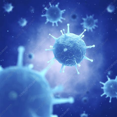 Virus Particles Illustration Stock Image F0252771 Science Photo