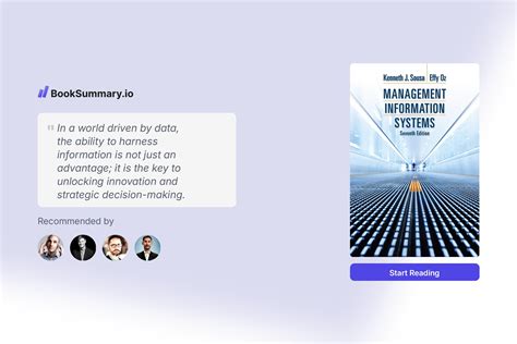 Management Information Systems Book Summary