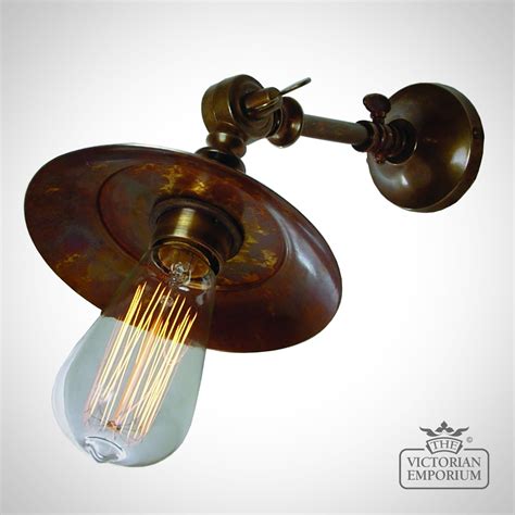 Porter Adjustable Industrial Brass Wall Light Wall Lights