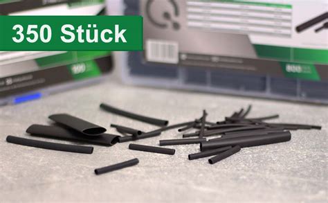 Quadrios Gmbh 350 Stück Schrumpfschlauch Set Mit Kleber