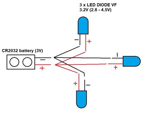 Question Making A Simple Led Wiring To A Battery Details In Comments R Led