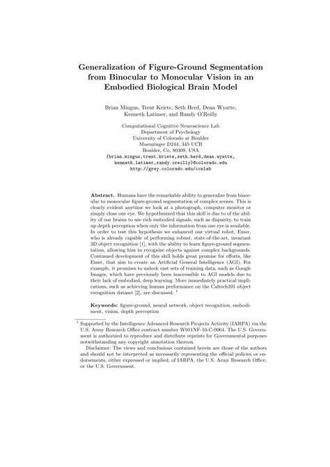 pdf generalization of figure ground segmentation from