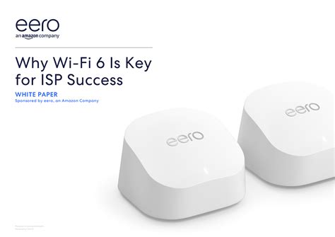 Whitepaper Why Wi Fi 6 Is Key For Isp Success