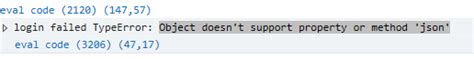 Typescript Object Doesnt Support Property Or Method Json