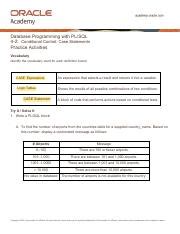 Orozco R PLSQL 4 2 Practice Pdf Database Programming With PL SQL 4 2